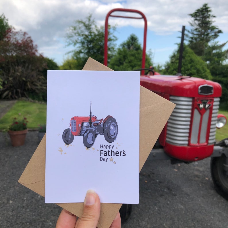 Personalised Happy Birthday Card Farm Father's Day - Etsy UK