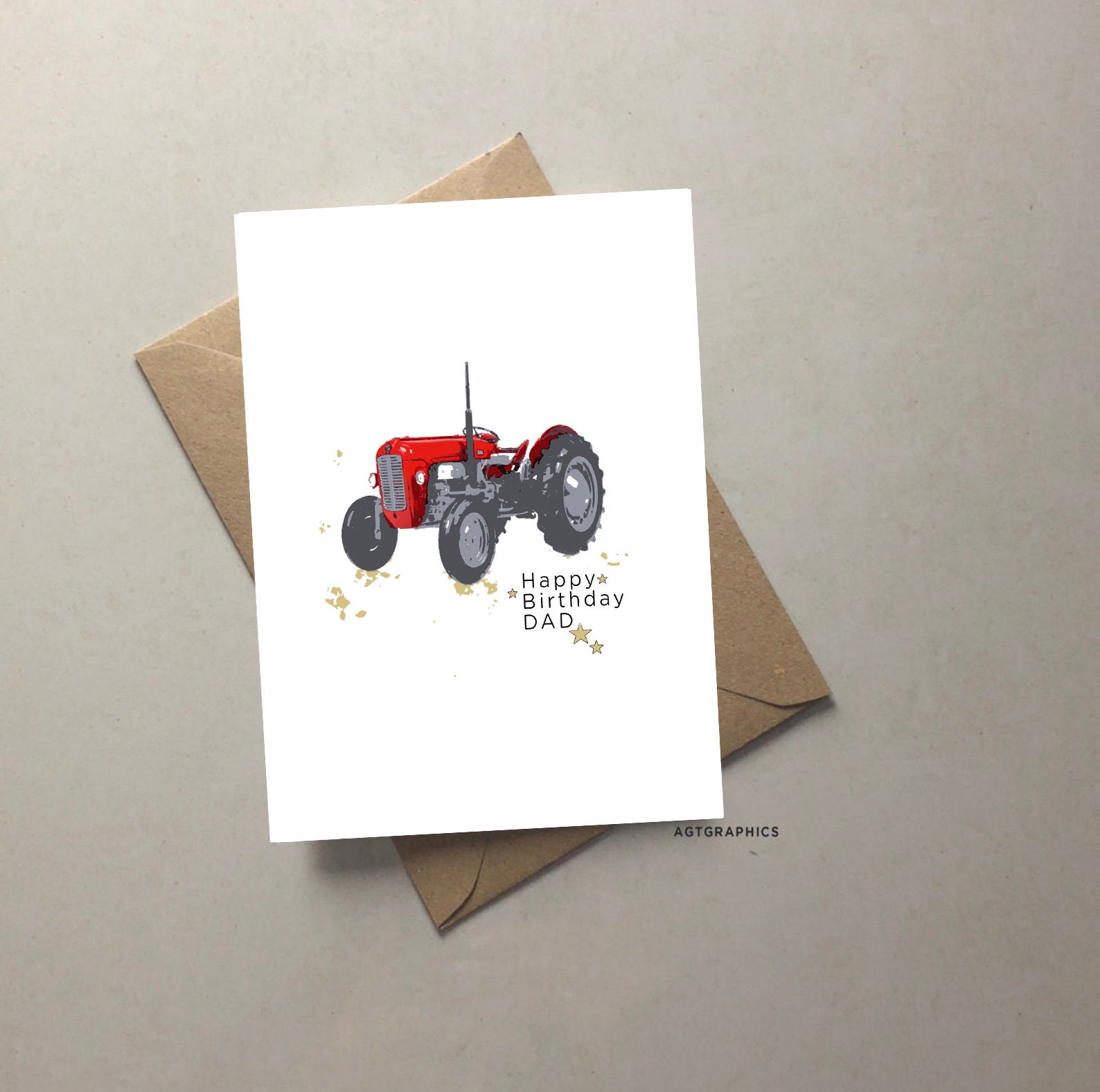 Personalised Happy Birthday Card Farm Father's Day - Etsy UK
