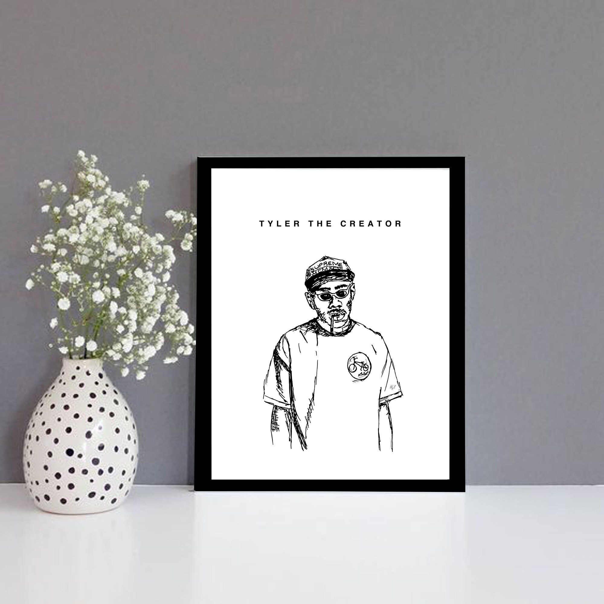 Tyler the Creator INSPIRED art Tyler the Creator print | Etsy