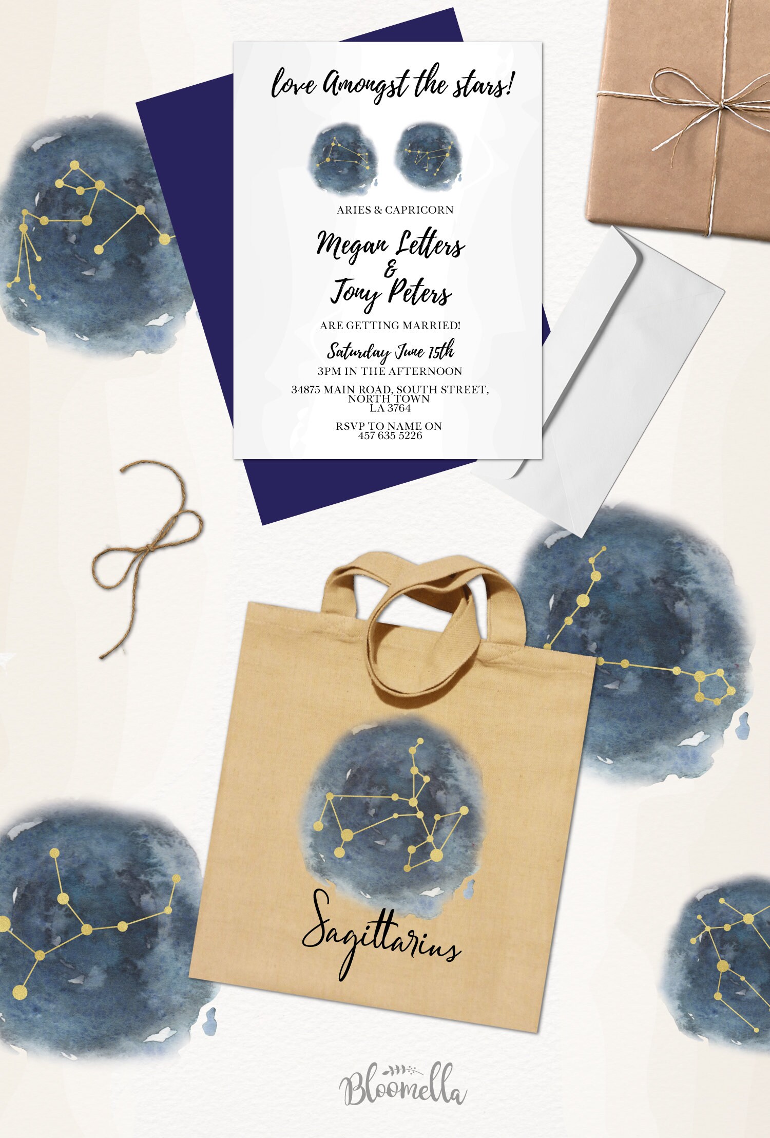 Star Signs Watercolour 12 Clipart Elements Zodiac Hand Painted - Etsy