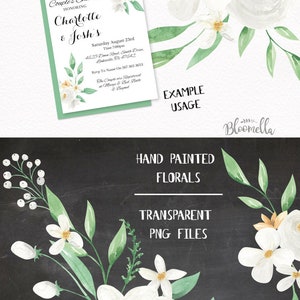 Watercolour Floral Clipart 7 Bouquets Arrangements Wedding Hand Painted ...