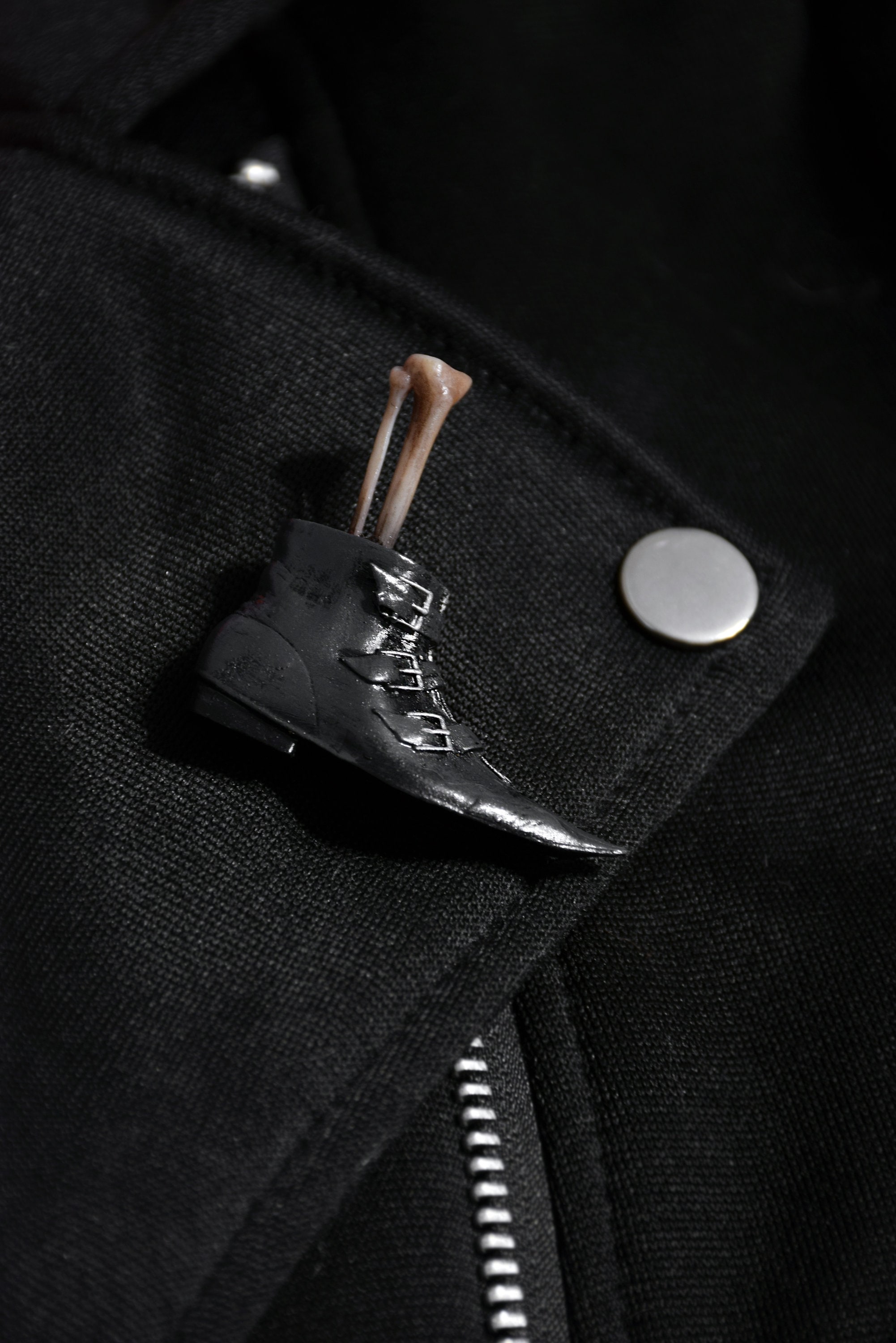 Goth Pin Winklepicker Pin Goth Cute Spooky Badge - Etsy