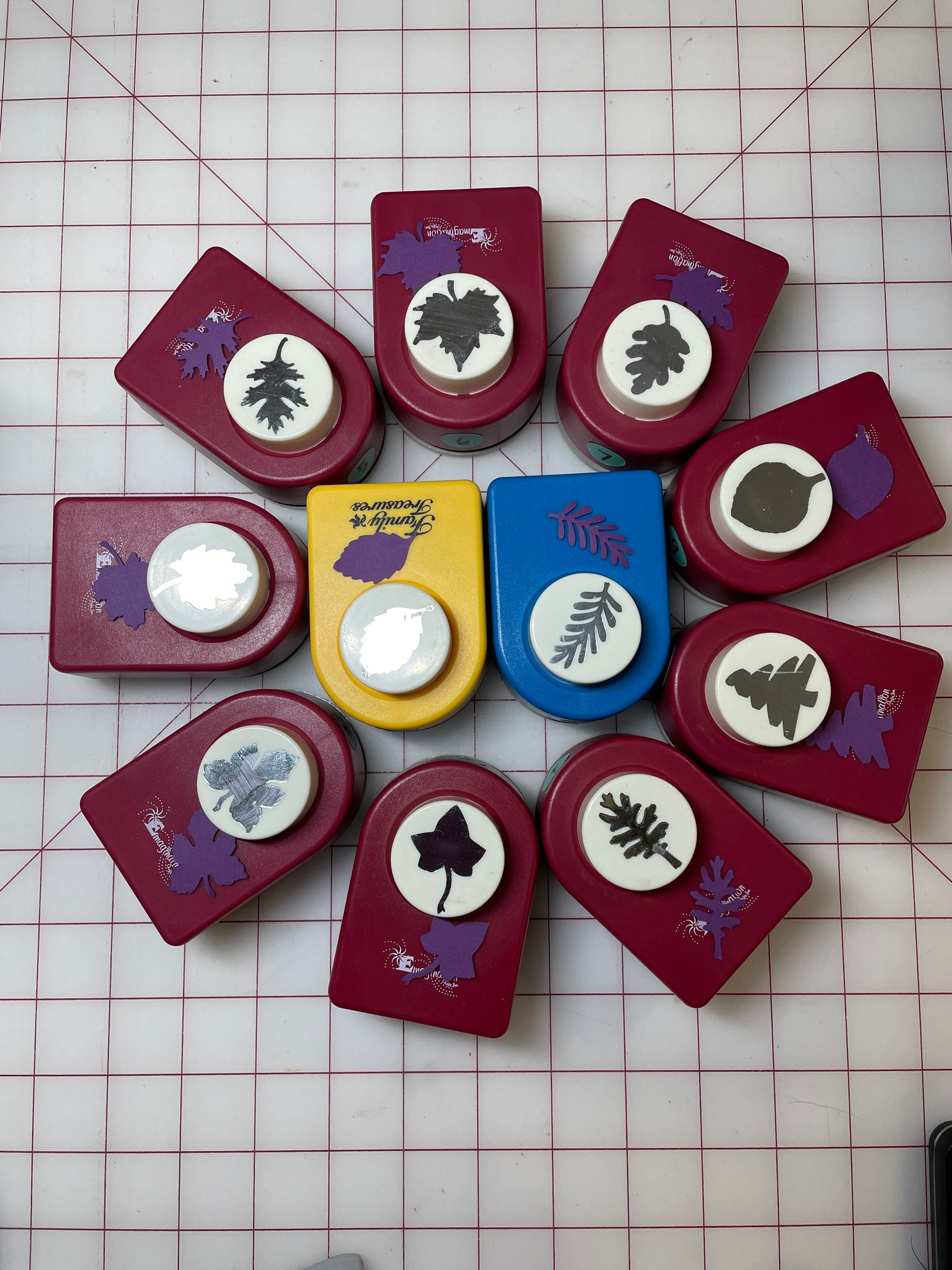 Large Leaf Decorative Paper Punches Paper Crafting Card | Etsy