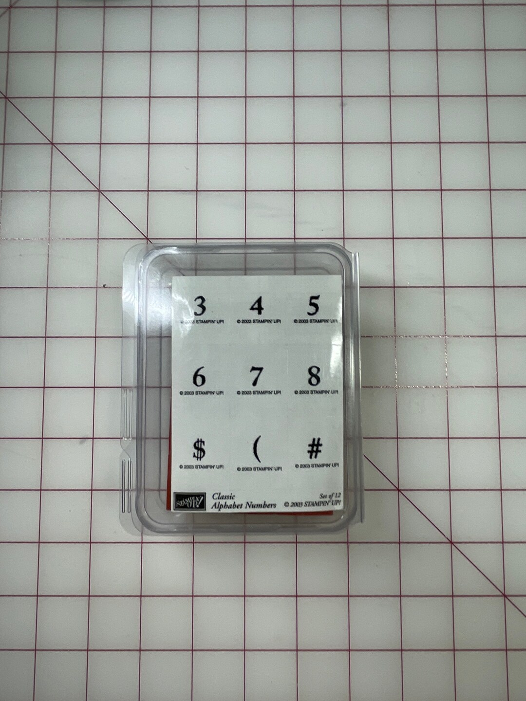 Stampin Up, Classic Alphabet Numbers Rubber Stamps - Etsy