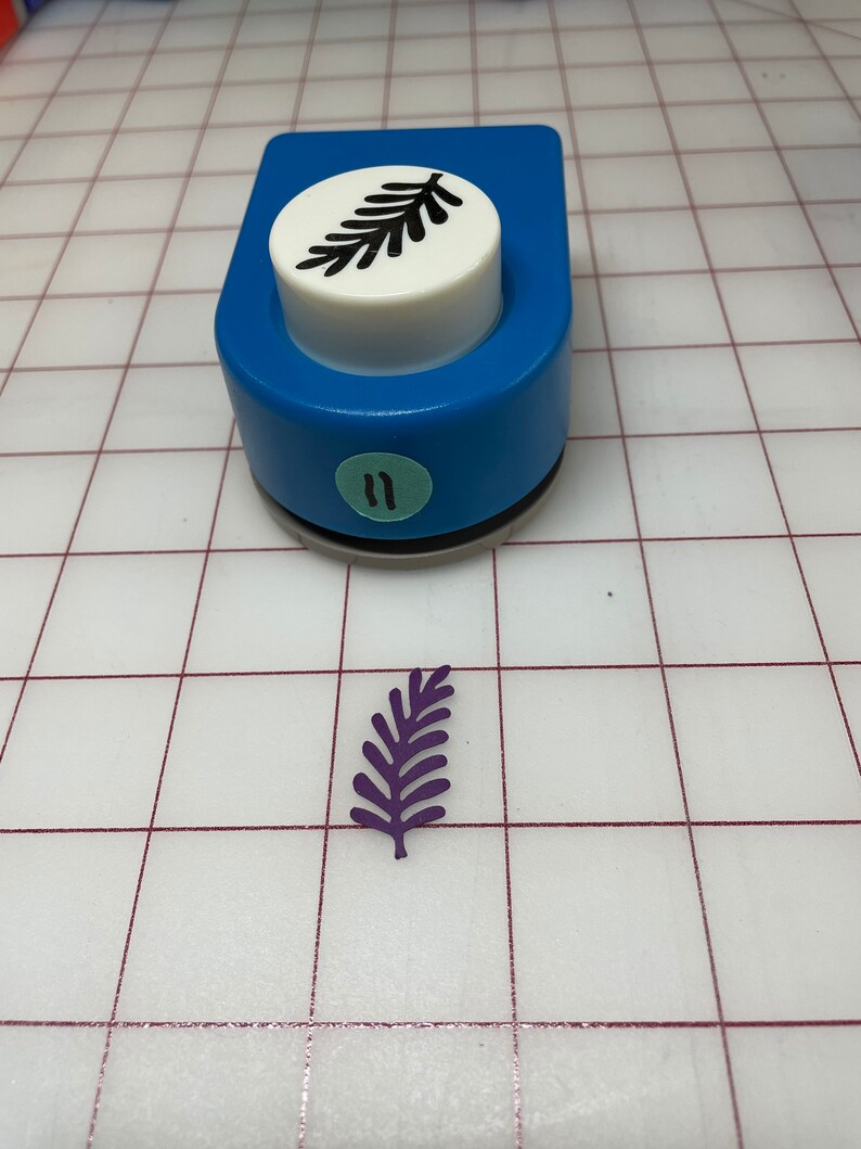 Large Leaf Decorative Paper Punches Paper Crafting Card | Etsy