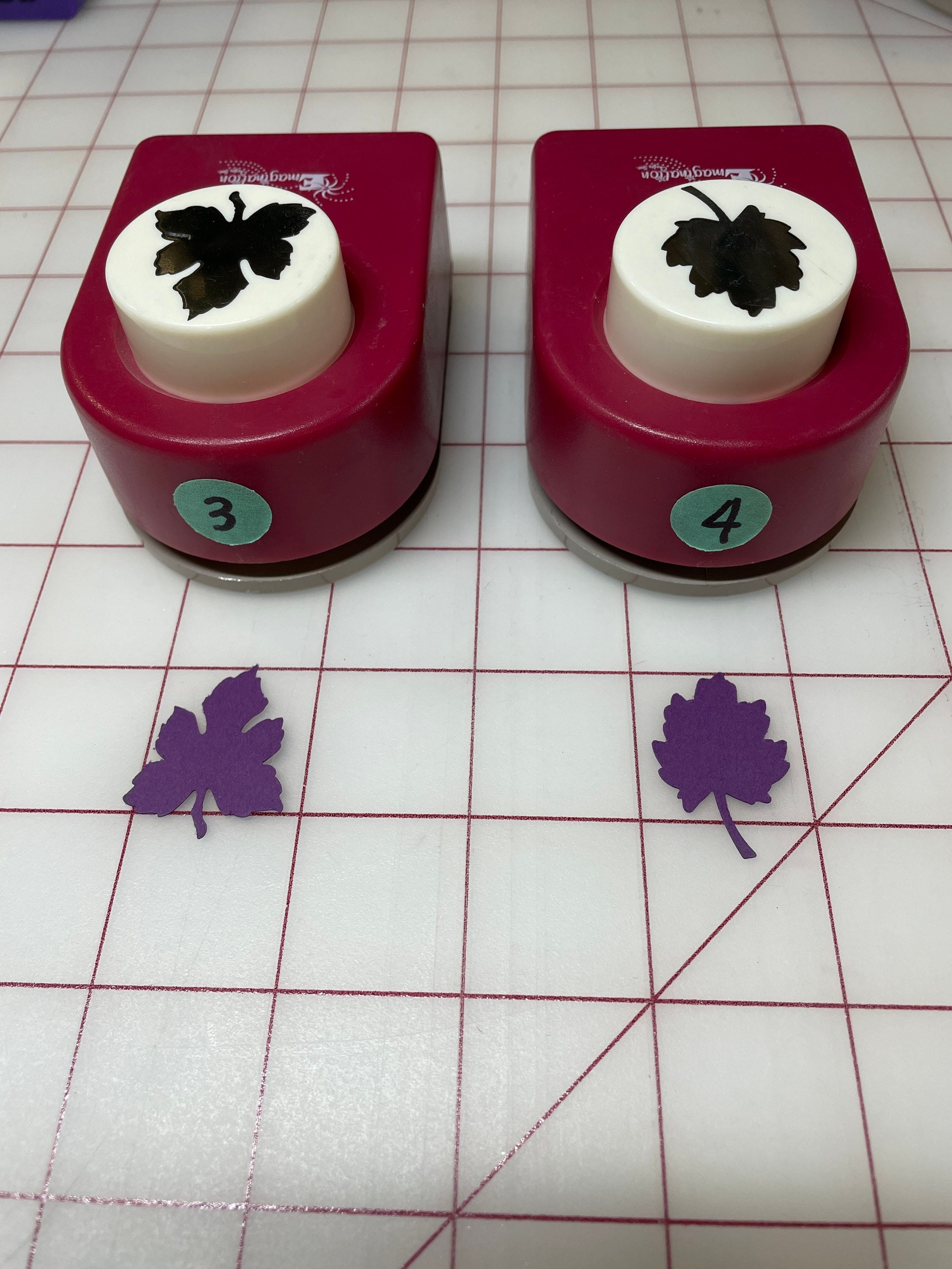 Large Leaf Decorative Paper Punches Paper Crafting Card | Etsy