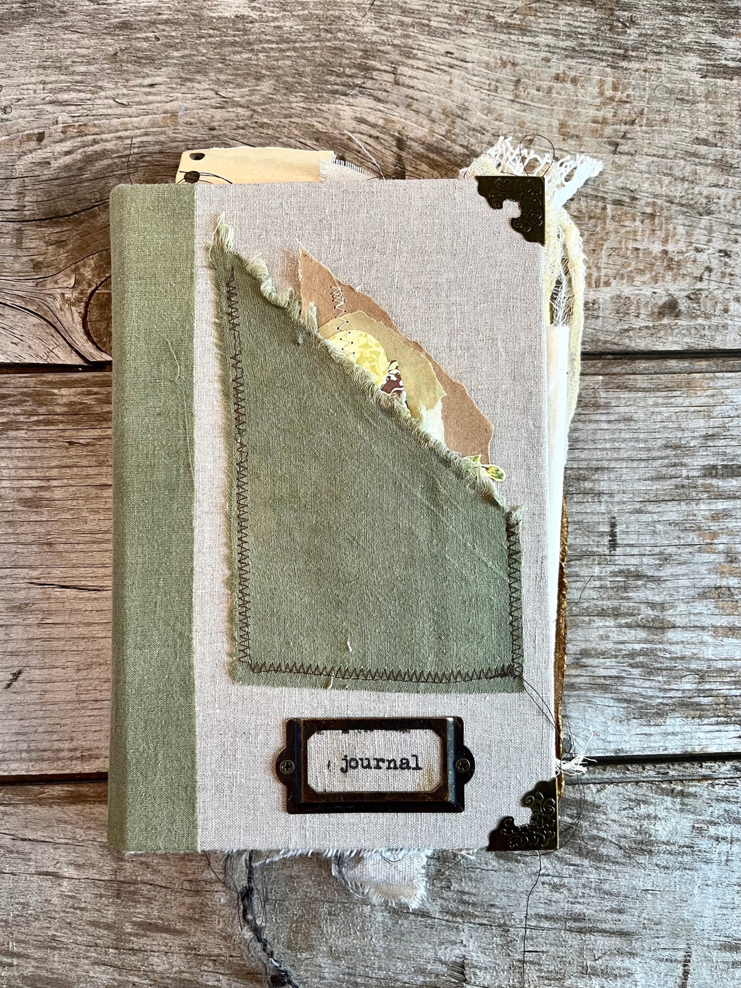 Handmade Journal - A Raggedy Style Journal With Tucks and Pockets ...