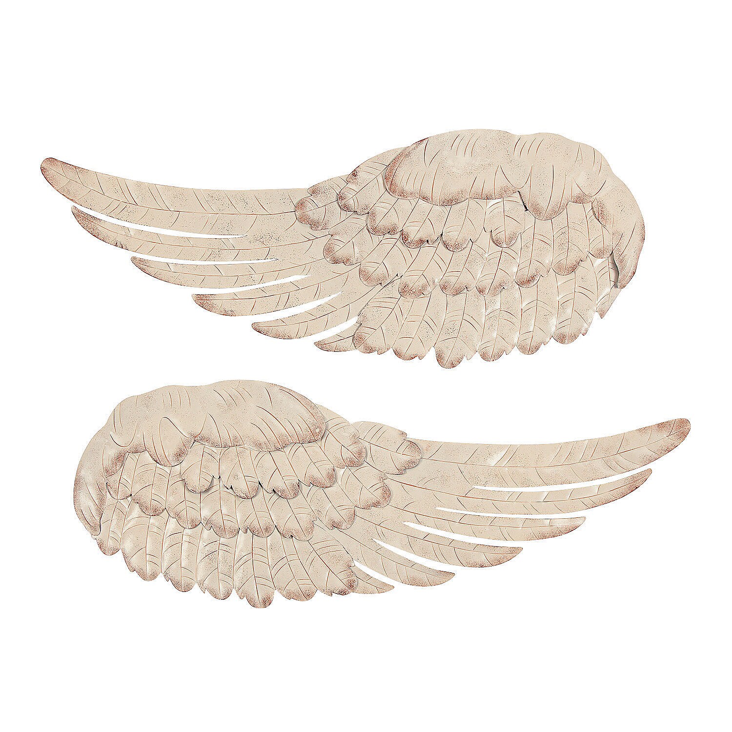 Off White Stunning Metal Angel Wings Wall Decor Set of 2 NEW - Etsy Canada