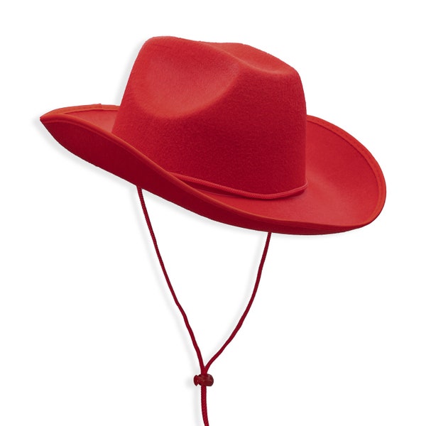 Red Felt Hat - Etsy