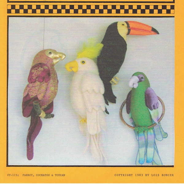 Parrot Pattern - Etsy