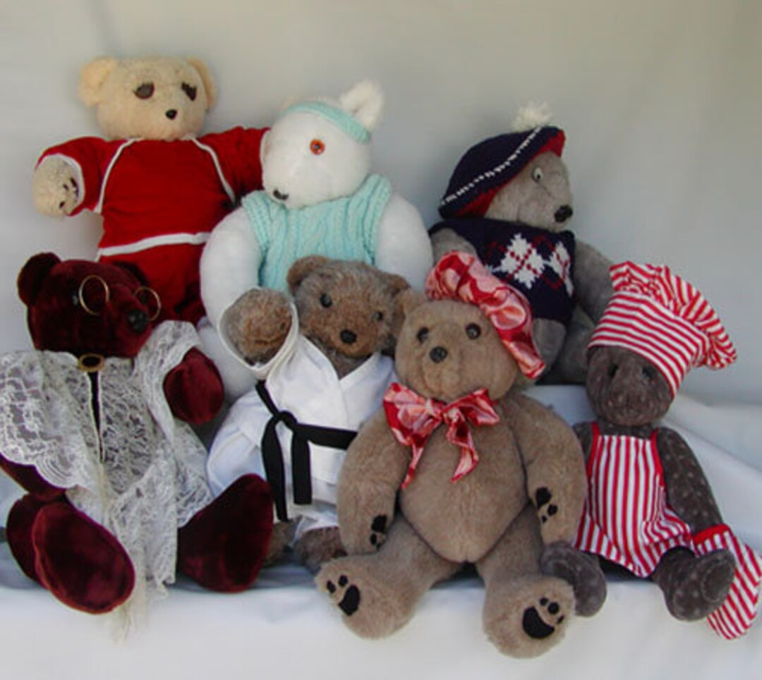 Teddy Bear Clothes 1 Pattern - Paper Copy - Etsy