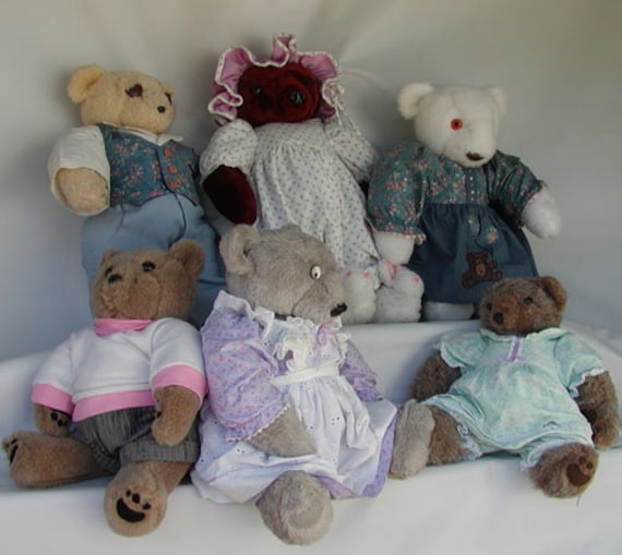 Teddy Bear Clothes 2 Pattern Paper Copy | Etsy