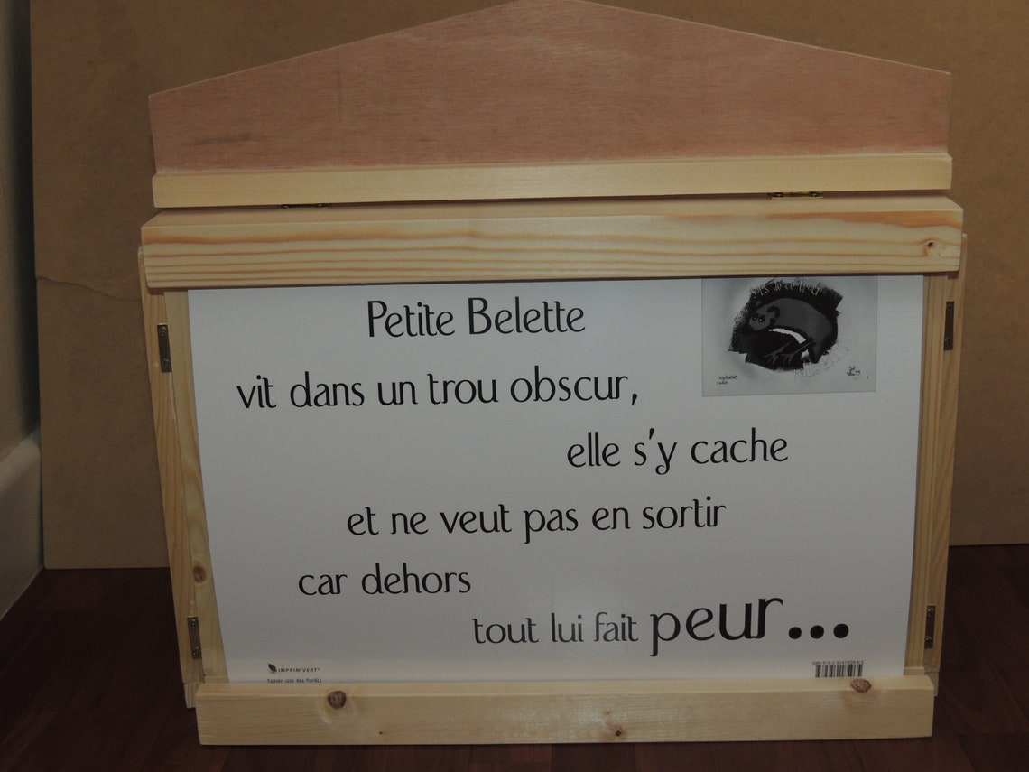 Butaï en bois artisanal (Kamishibaï) ou castelet - Etsy France