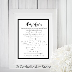 Magnificat Prayer, Canticle of Mary Prayer, Catholic Church Prayer ...