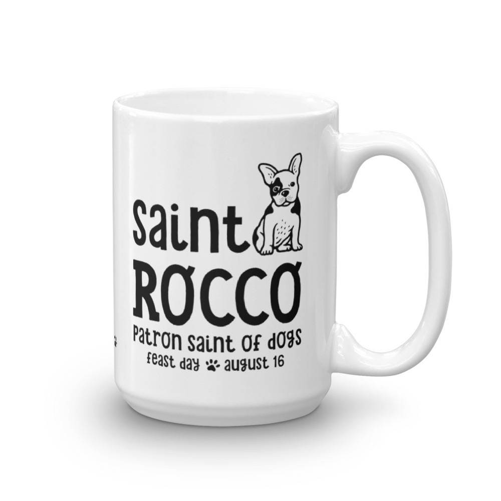 St. Rocco Mug Patron Saint Dogs Catholic Dog Lover - Etsy
