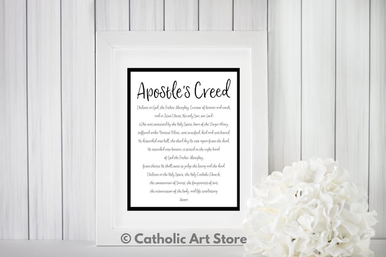 Catholic Prayer Printable 6-pack, Our Father, Hail Mary, Glory Be ...