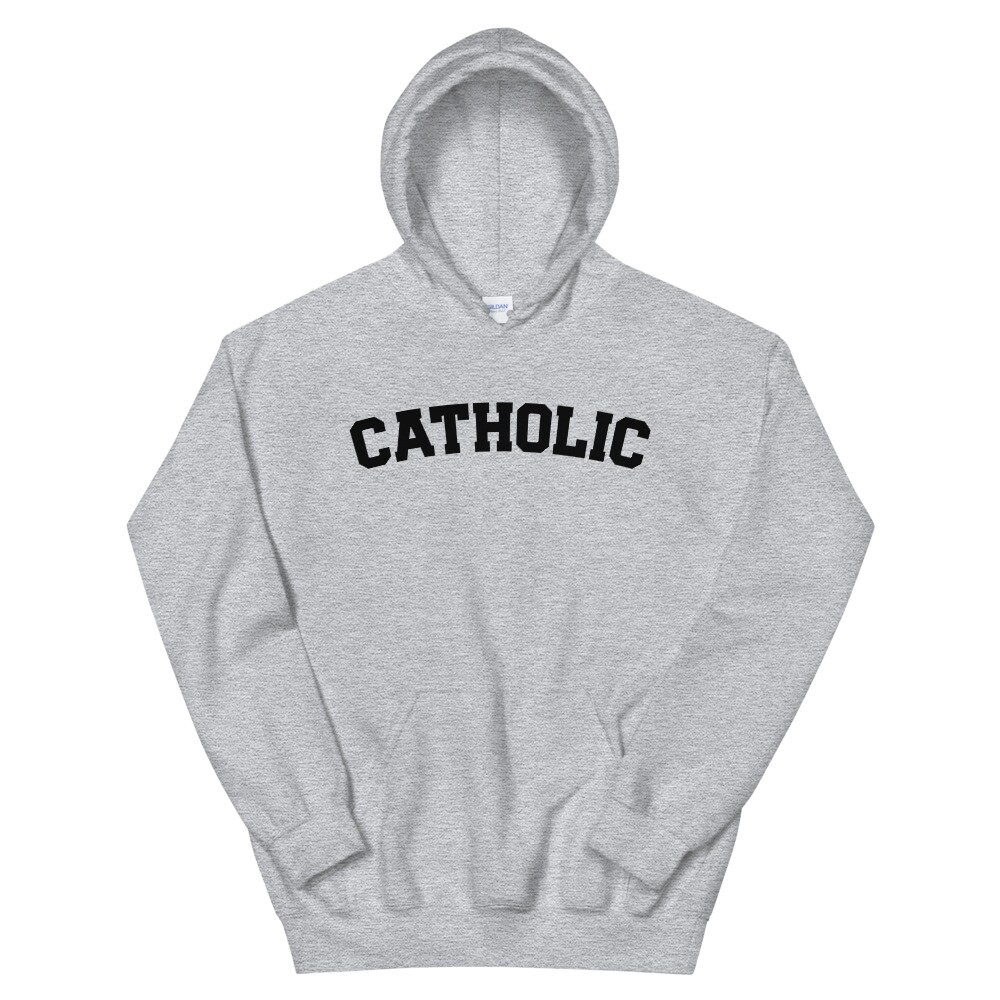 Catholic Hooded Sweatshirt Catholic Hoodie Catholic | Etsy