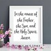 The Sign of the Cross, Catholic Prayer Digital Art, Catholic Kid's Wall ...