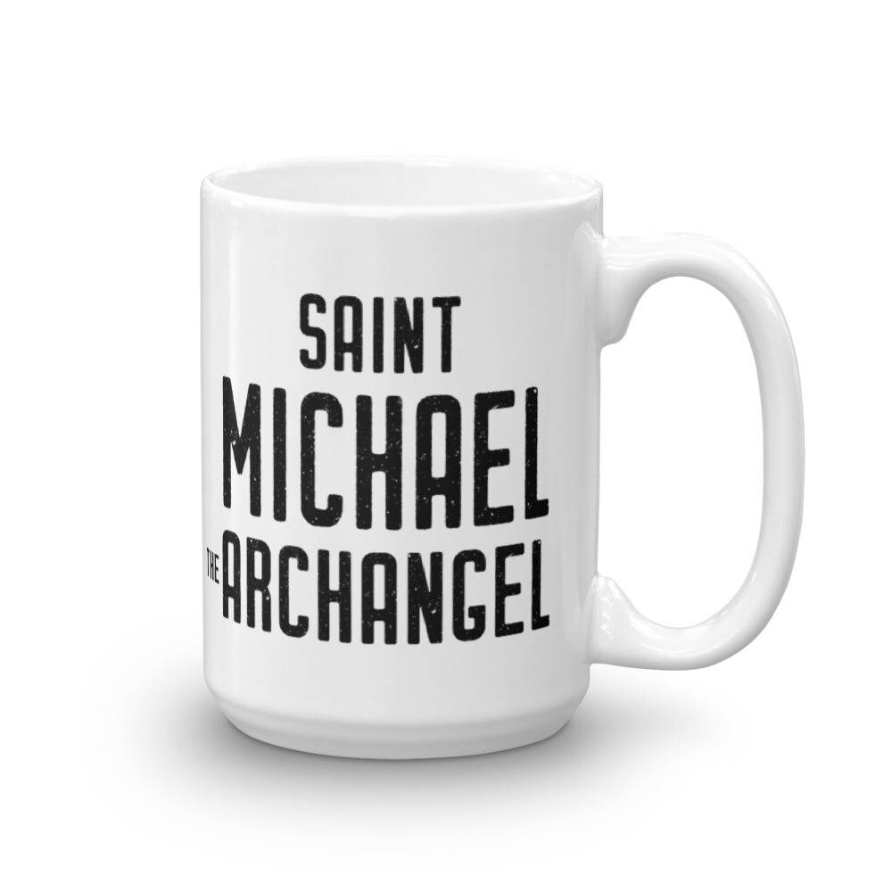 St. Michael the Archangel Protection Prayer Mug, Angel Gift for ...
