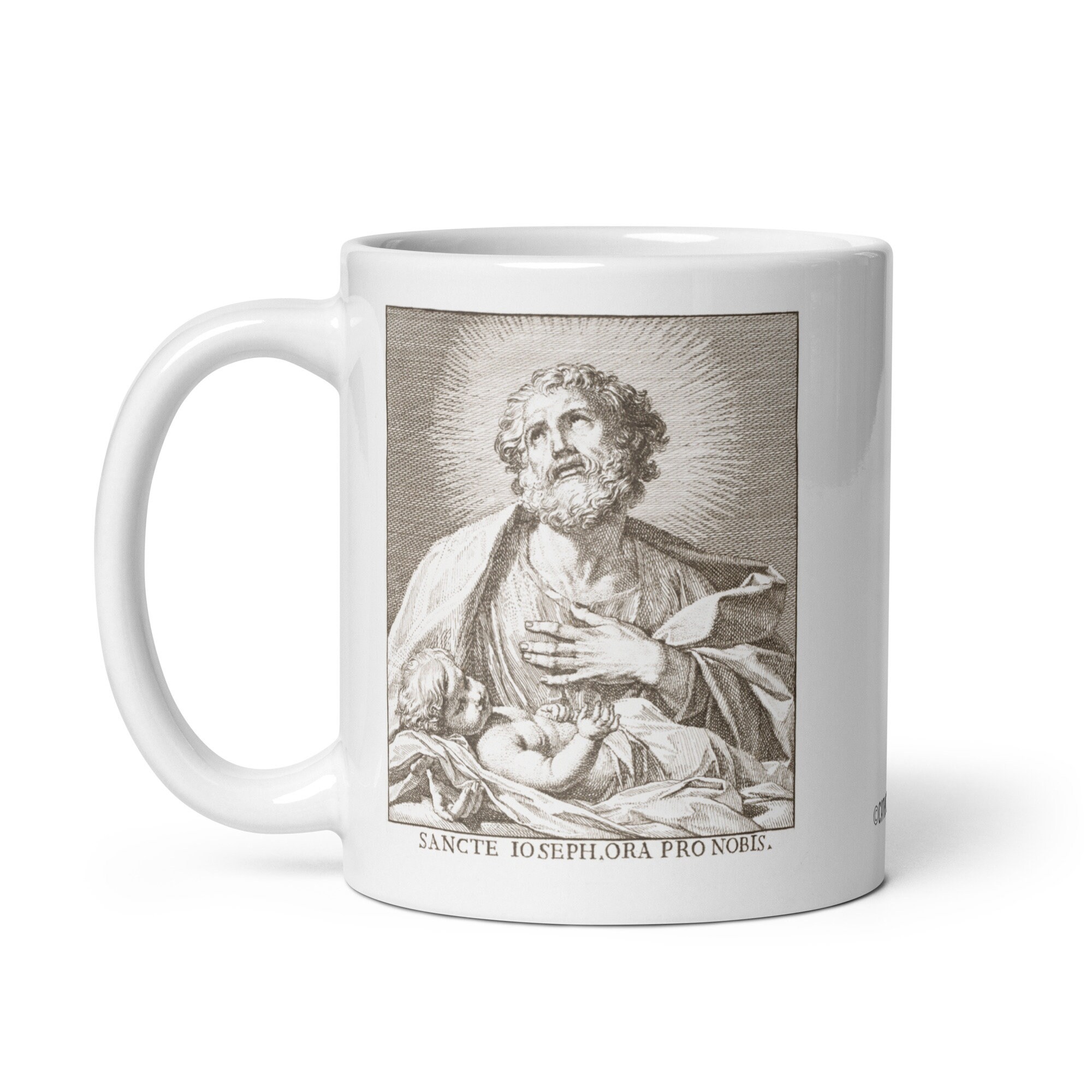 St. Joseph Ora Pro Nobis Mug Patron Saint Workers and Dads - Etsy