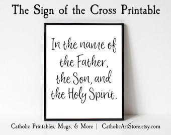 Cross Blessing Wall Art - Etsy