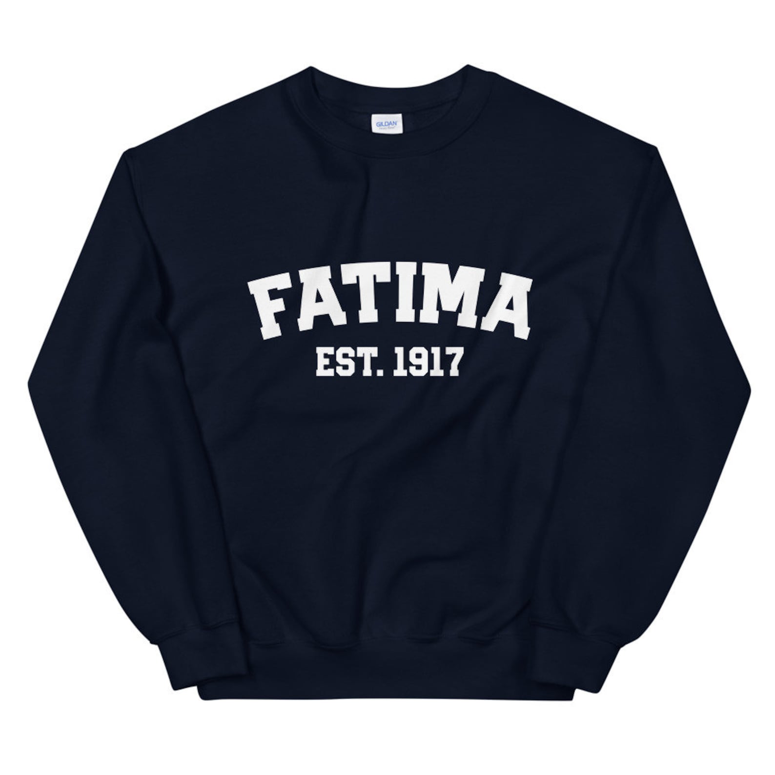 Fatima Est 1917 Sweatshirt, Catholic Pilgrimage Apparel, Our Lady ...
