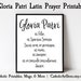 Gloria Patri Latin Prayer Printable, Print-at-home Catholic Glory Be ...