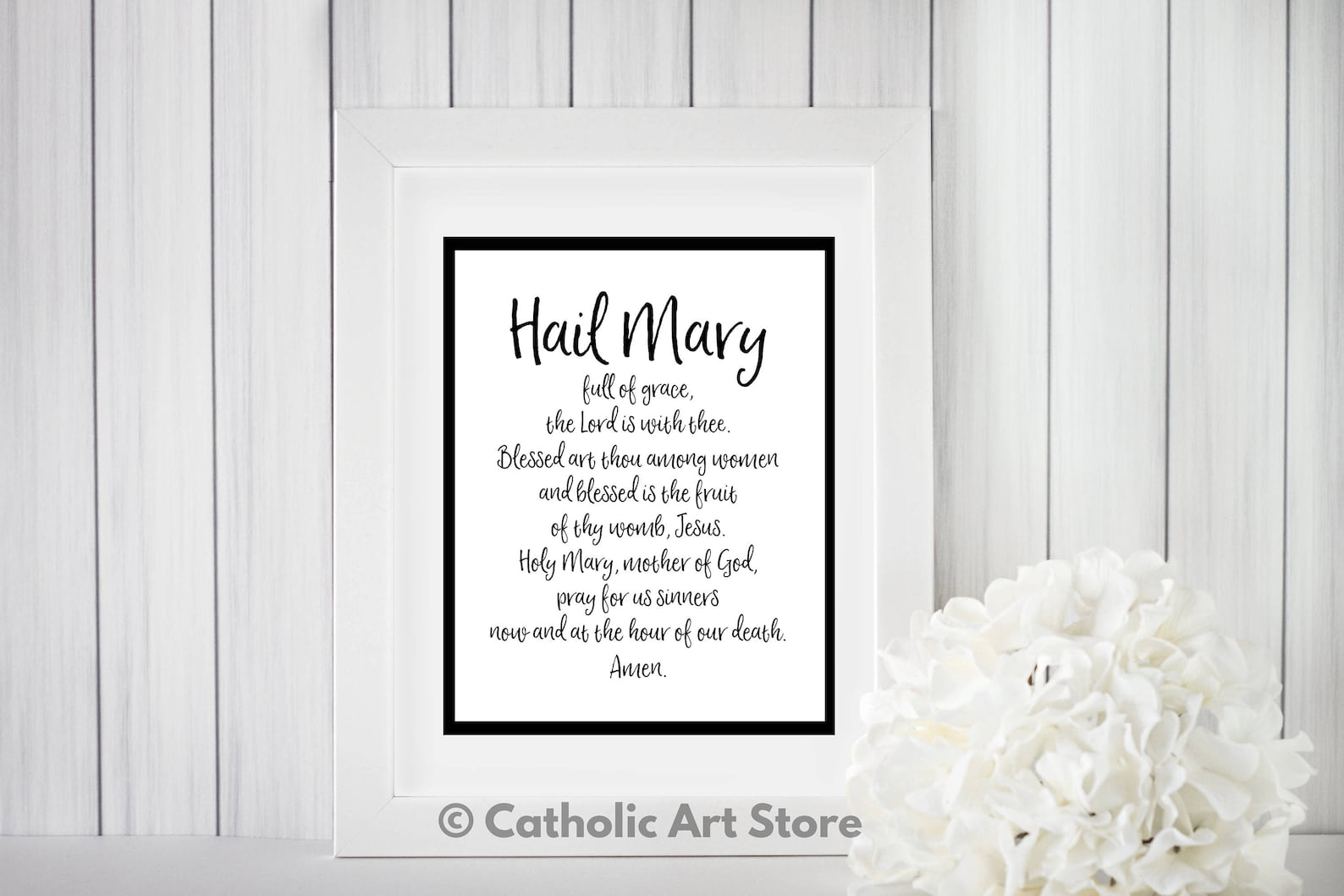 Our Father, Hail Mary, & Glory Be, Printable 3-prayer Pack, DIY ...