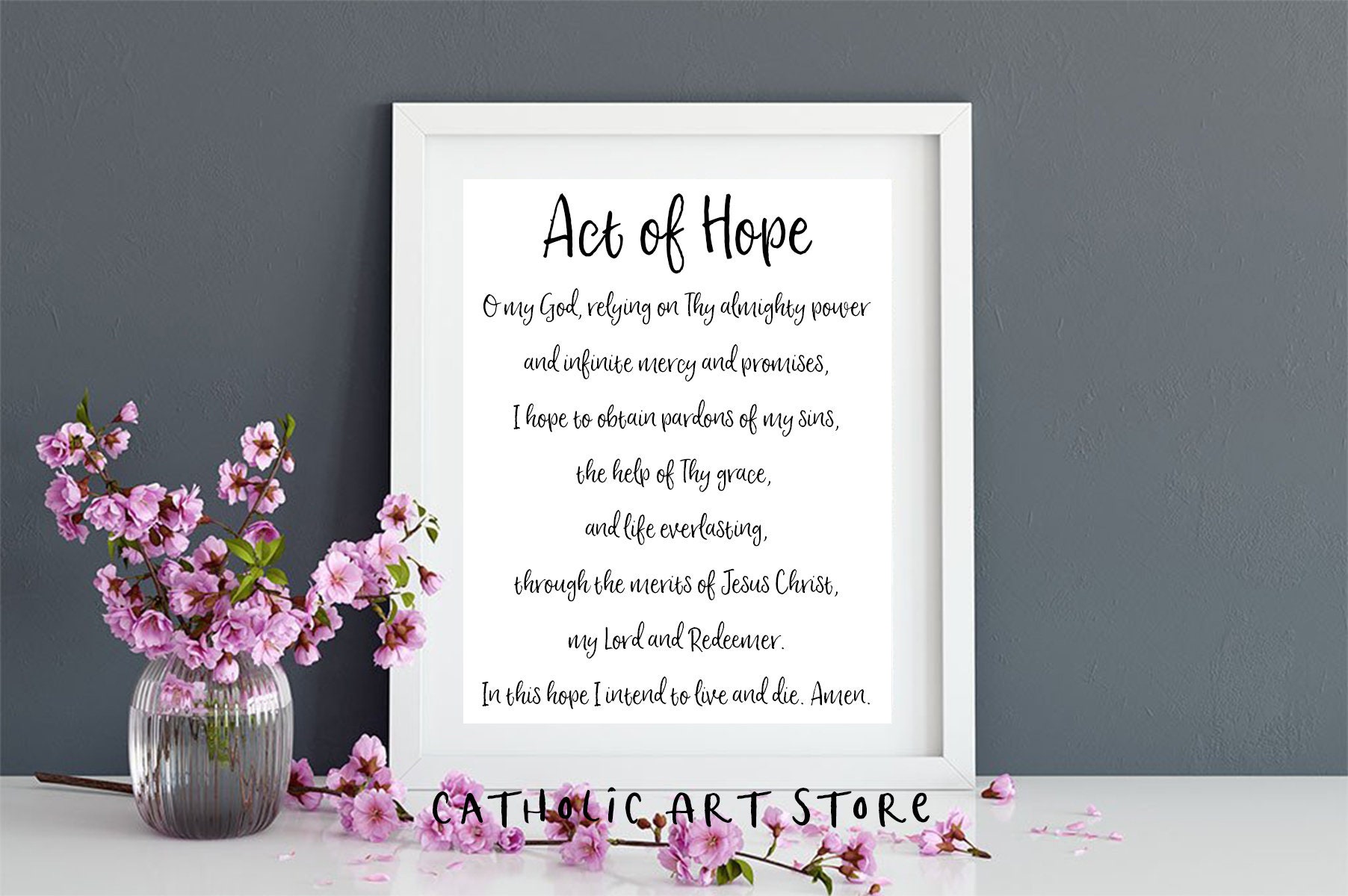 Acts of Faith, Hope, and Love Prayers, Printable 3-prayer Pack ...
