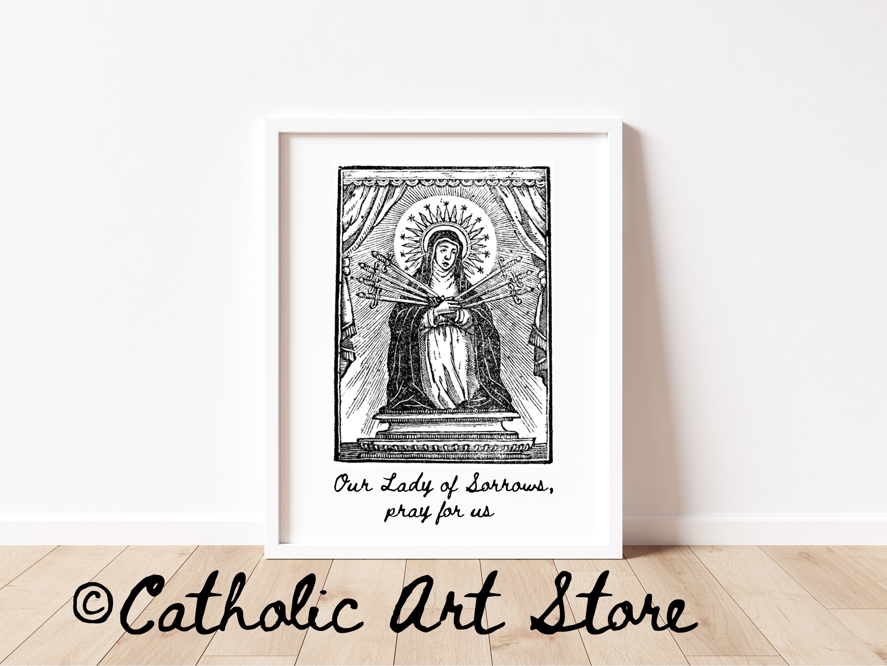 Our Lady of Sorrows Pray for Us, Seven Sorrows of Mary, Prayer for Help ...