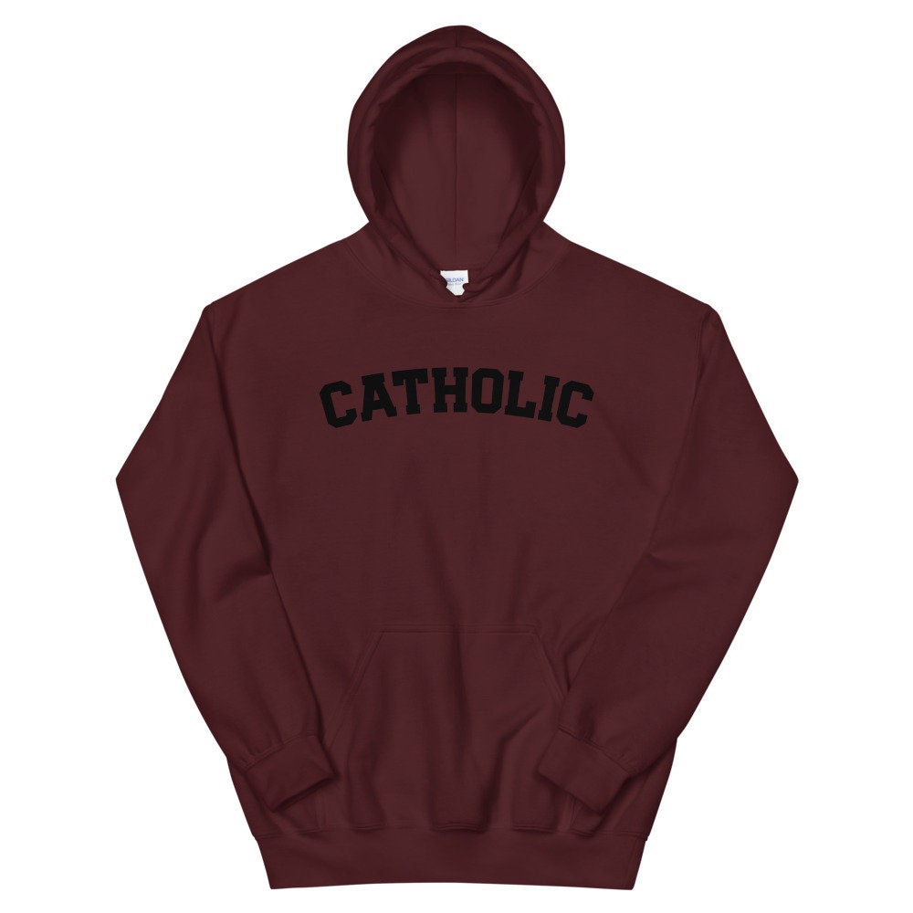 Catholic Hooded Sweatshirt, Catholic Hoodie, Catholic Missionary ...
