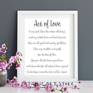 Acts of Faith, Hope, and Love Prayers, Printable 3-prayer Pack ...