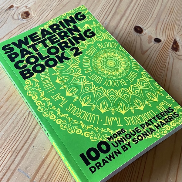 Swear Coloring Book - Etsy