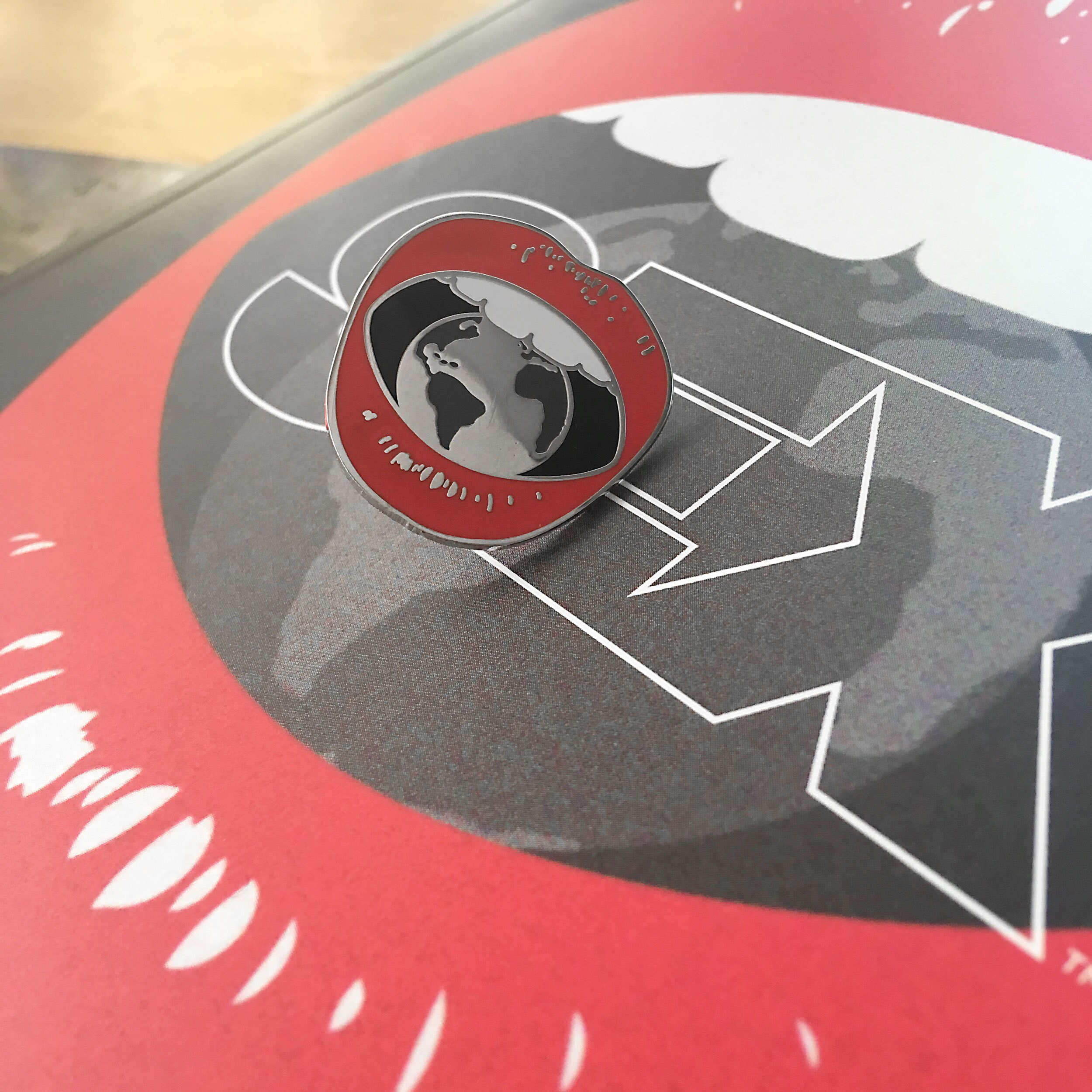 World Eater: Enamel Pin | Etsy