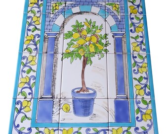 Lemon Tree Tile Murals - Etsy