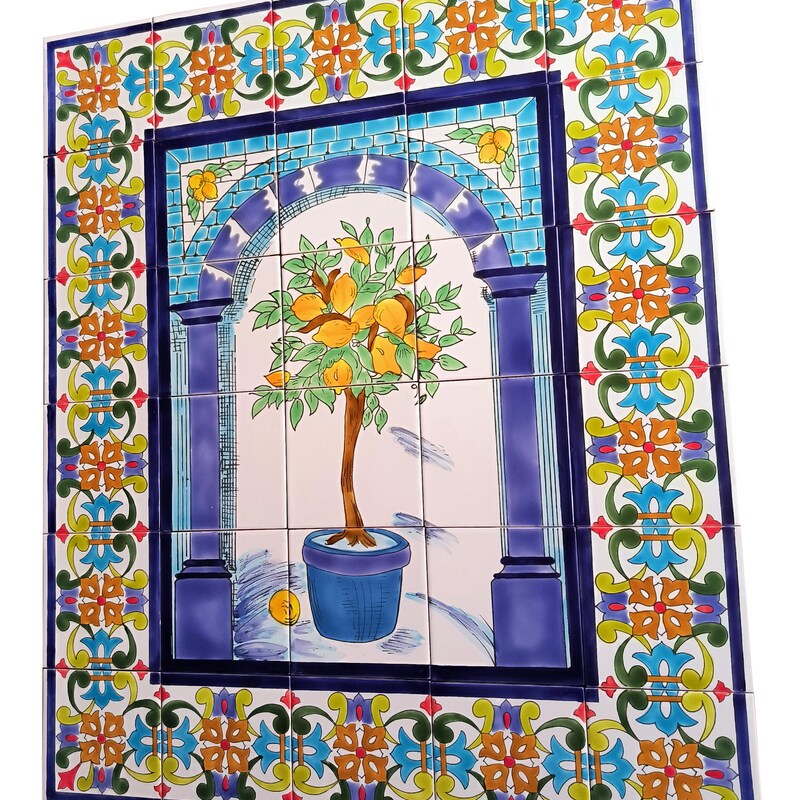 Large Tile Mural - Etsy