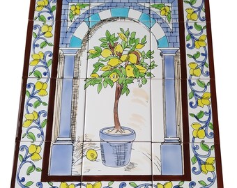 Lemon Tree Tile Murals - Etsy