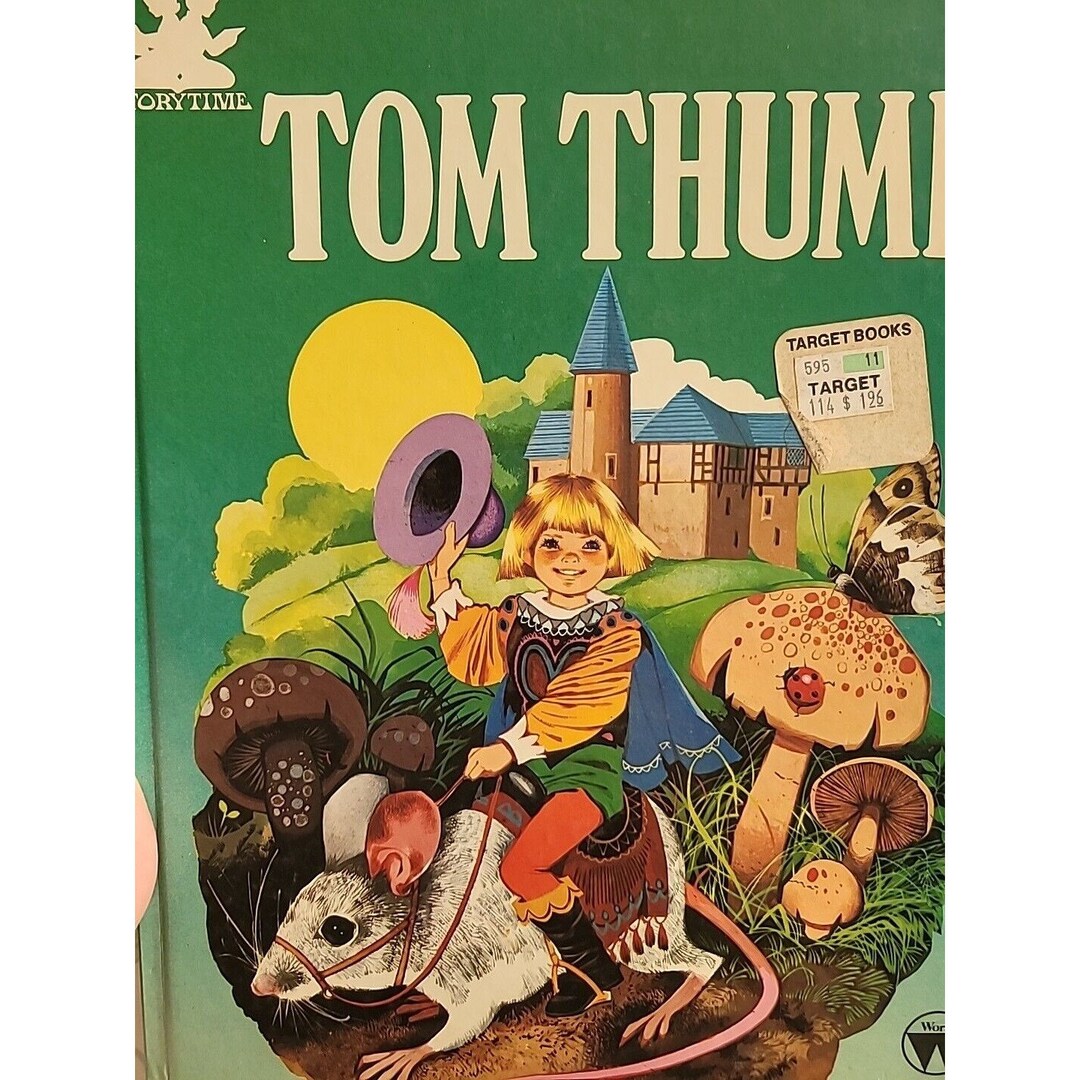 Vintage Tom Thumb Retold by Mae Broadly Story Time Book 1983 Hard Cover ...