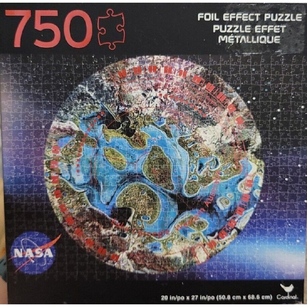 NASA 750 Pc Foil Effect Jigsaw Puzzle Lake Carnegie Western Australia ...