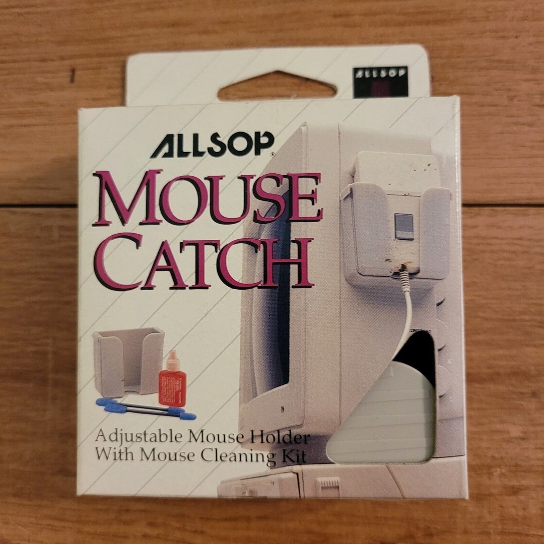 Vintage Allsop Mouse Catch Adjustable Computer Mouse Holder in Box - Etsy