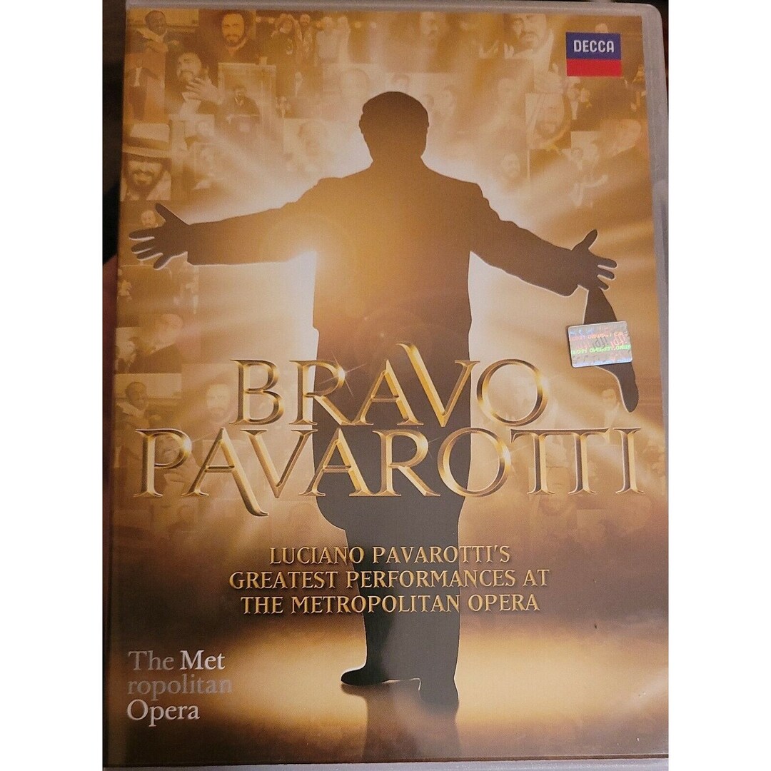 Bravo Pavarotti DVD Met Opera 83 Minutes Region Free - Etsy