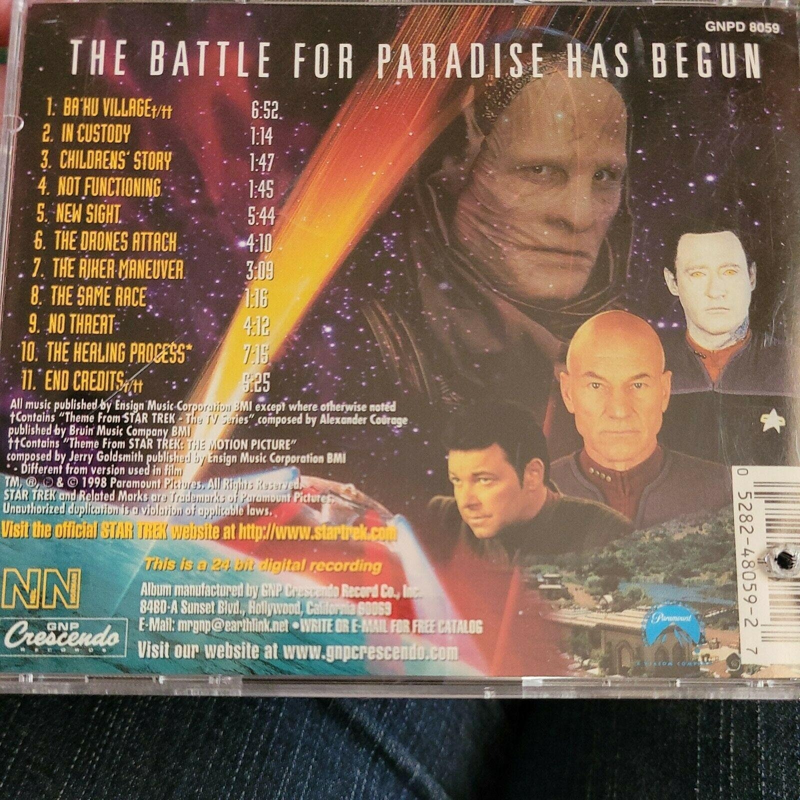 Star Trek Insurrection CD Motion Picture Soundtrack Jerry - Etsy España