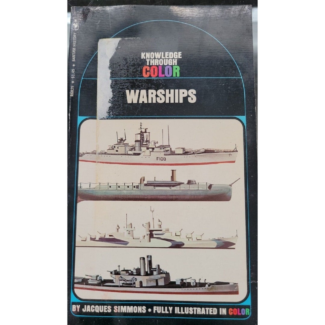 Conocimiento a través del color Warships Paperback Jaques Simmons ...