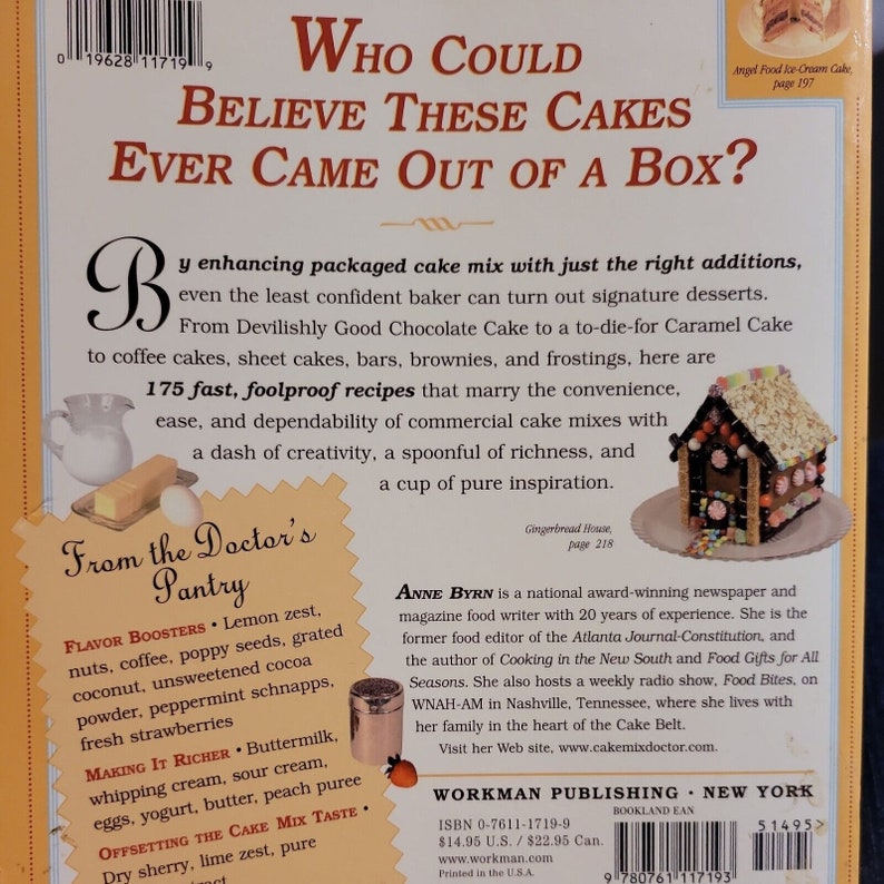 The Cake Mix Doctor Dessert Cookbook Anne Byrn 1999 Paperback - Etsy