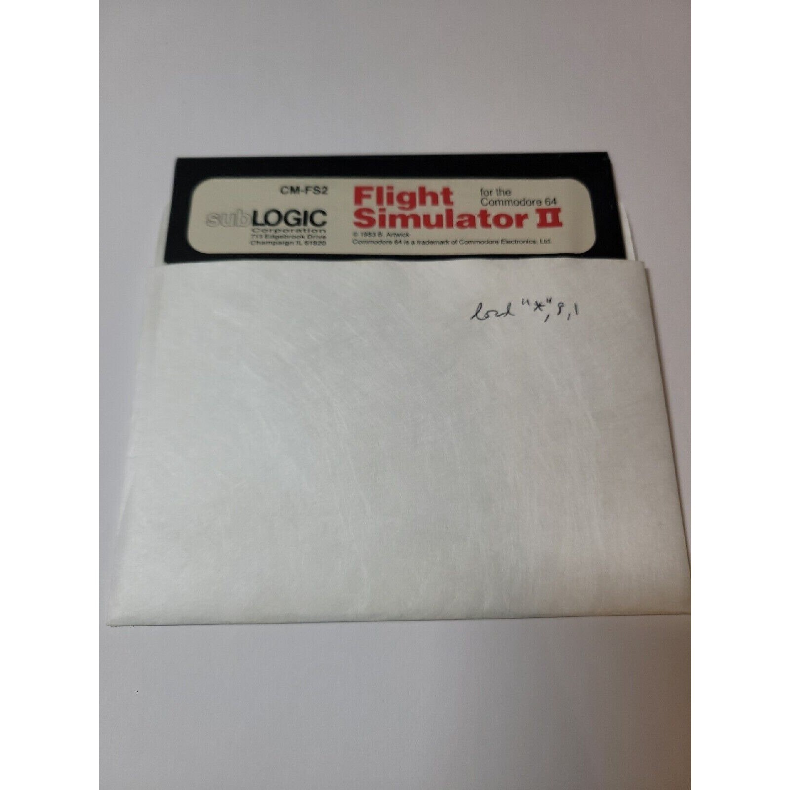 Vintage Flight Simulator II Commodore 64 Disc Only Software - Etsy