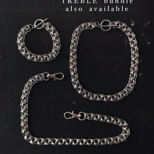 TREBLE Trouser Chain Hand Woven Stainless Steel Chainmail Multi-purpose ...