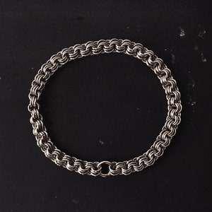 Chunky TREBLE Chainmail Wallet Chain Gothic Handmade Stainless Steel ...