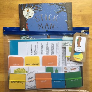 Stick Man Story Sequencing and Colourful Semantics Pack - Etsy UK