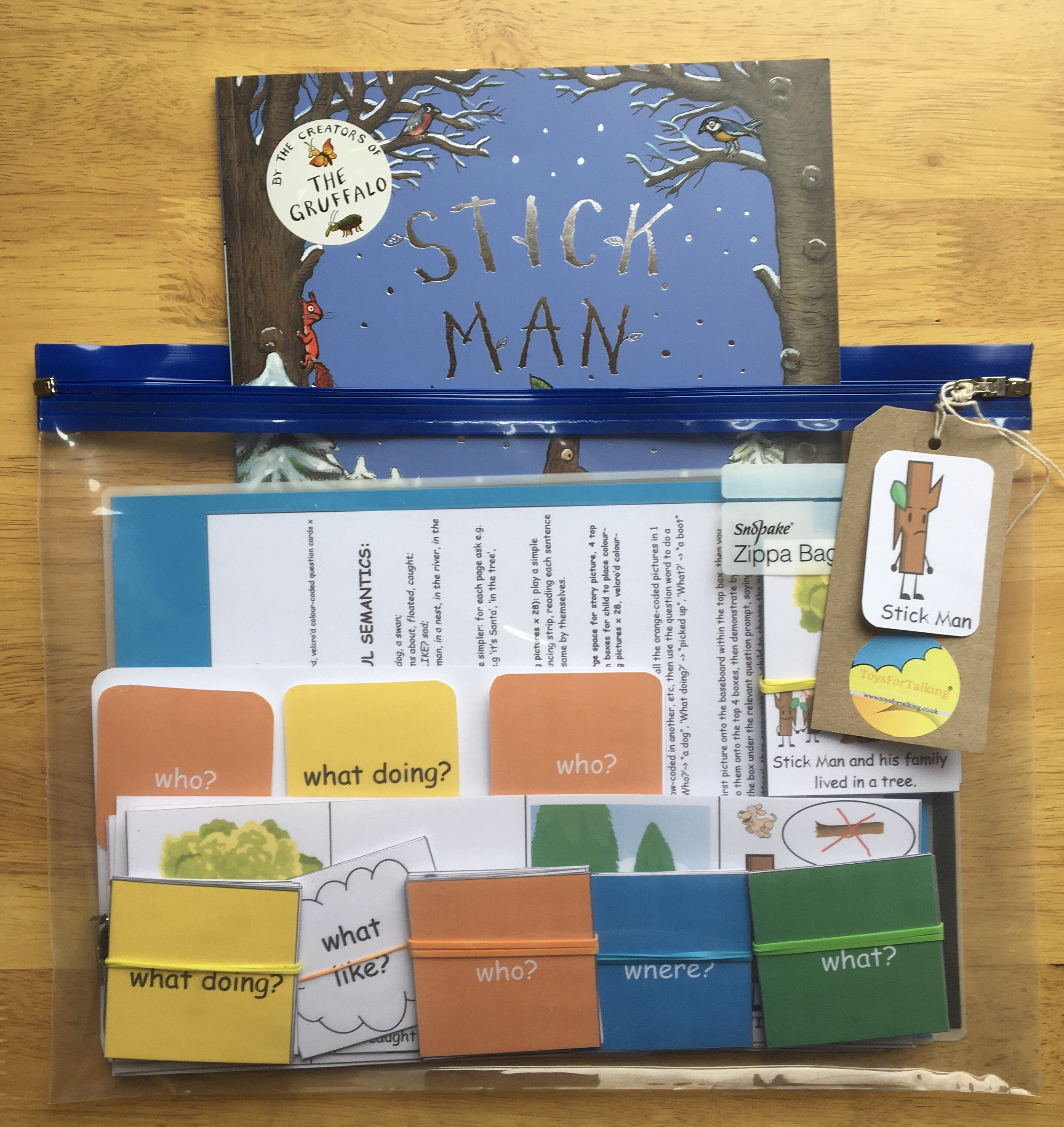 Stick Man Story Sequencing and Colourful Semantics Pack - Etsy UK