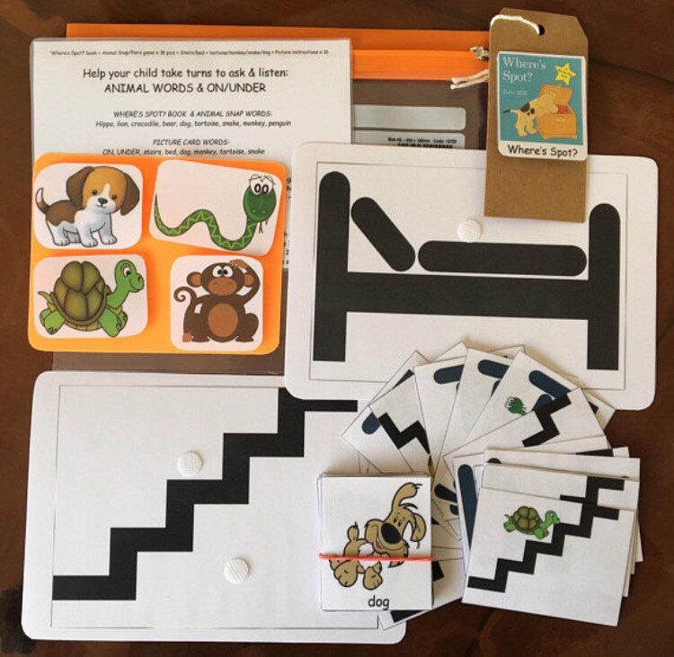 Where's Spot Book Language Builder - Etsy